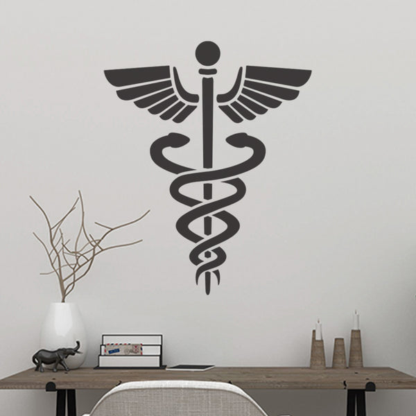 Caduceus Staff Stencil - Medical Symbol Template | CraftStar