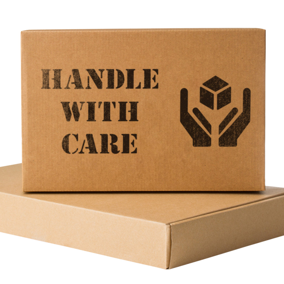 Handle With Care Stencil Parcel Template | CraftStar