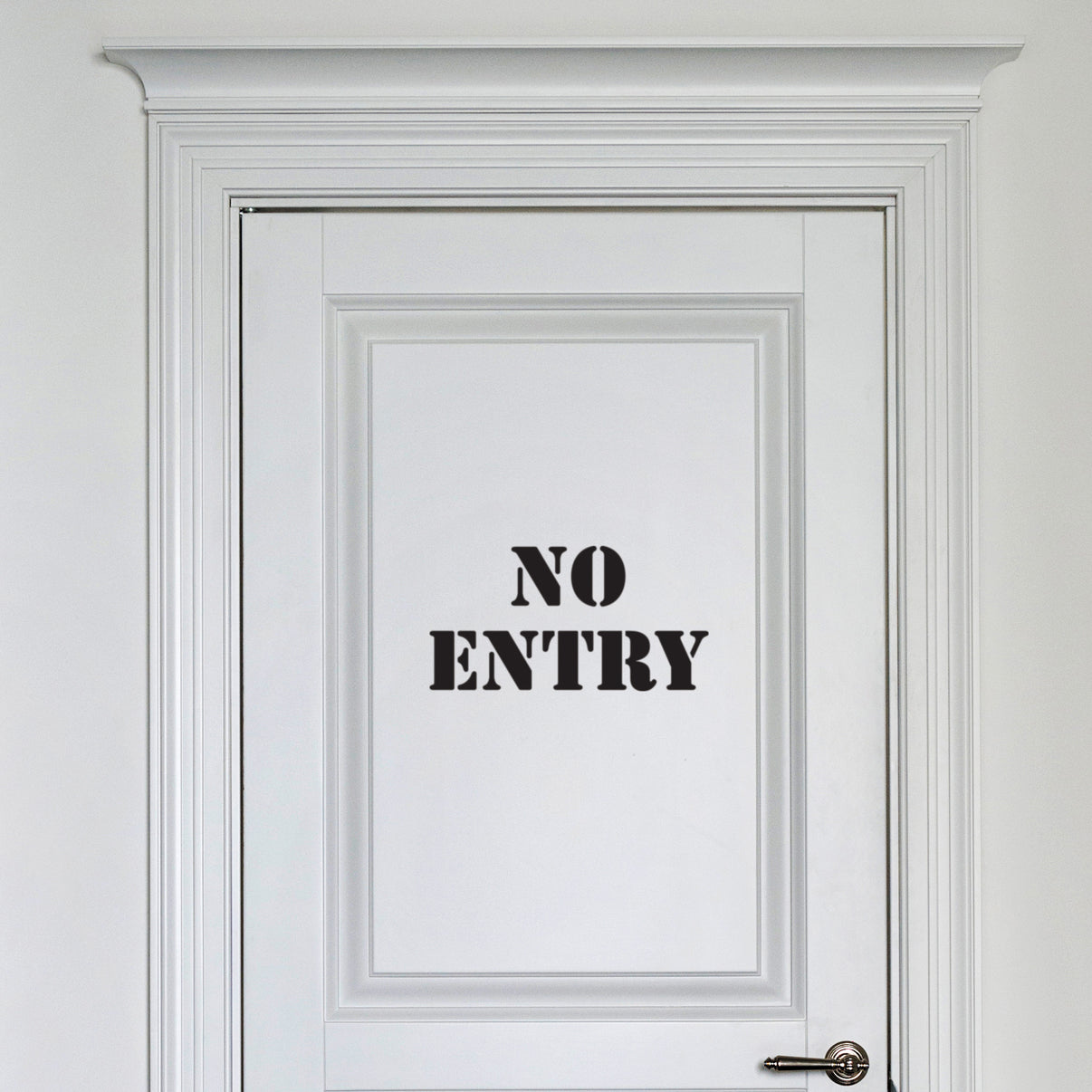 No Entry Sign Stencil - No Entry Template | CraftStar