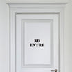 No Entry Stencil - Reusable Laser Cut Sign Templates | CraftStar
