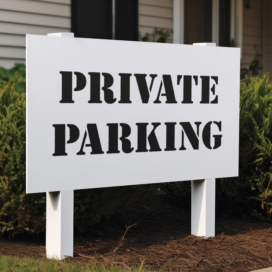 Private Parking Sign Stencil - Private Parking Template | CraftStar