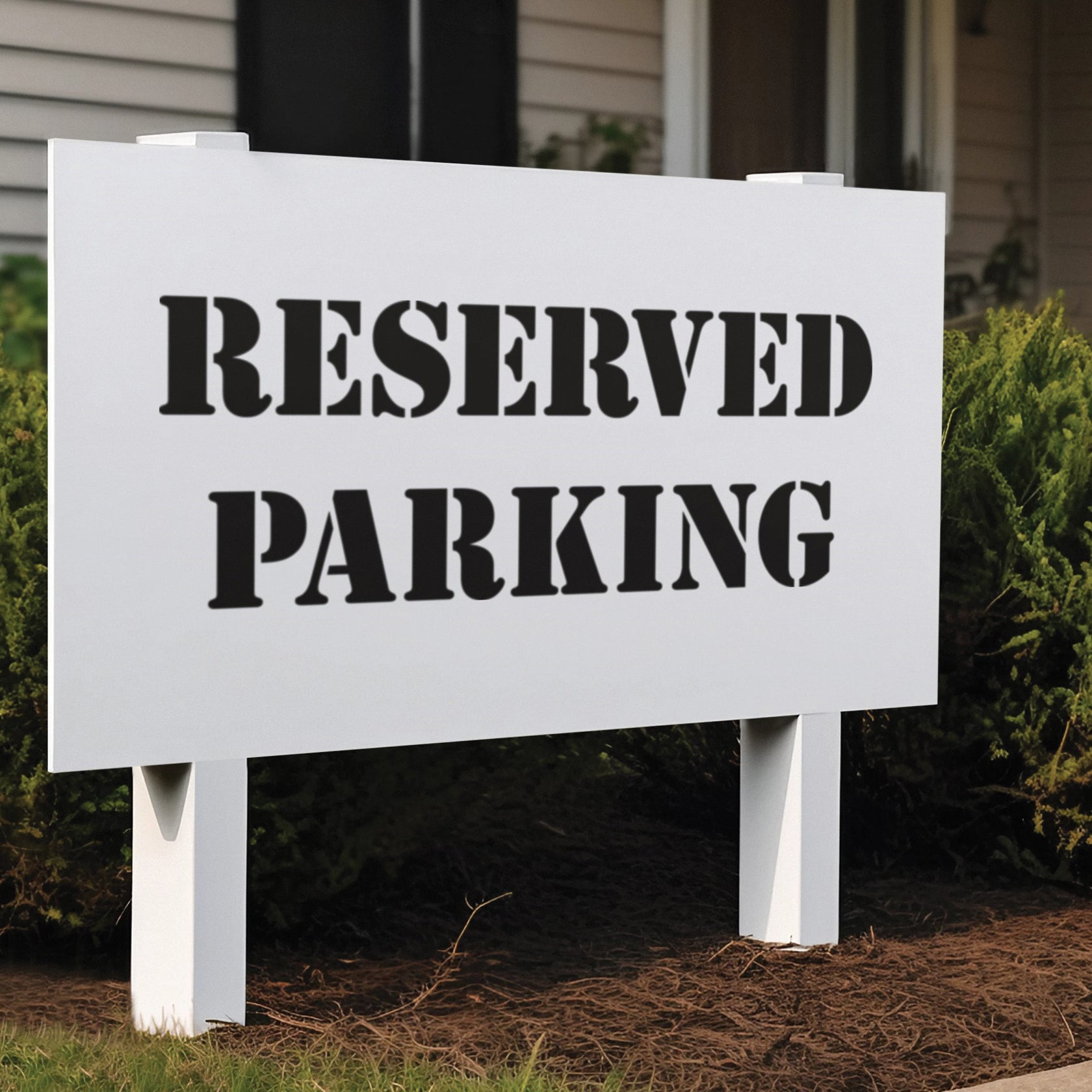 Reserved Parking Sign Stencil - ReservedParking Template | CraftStar