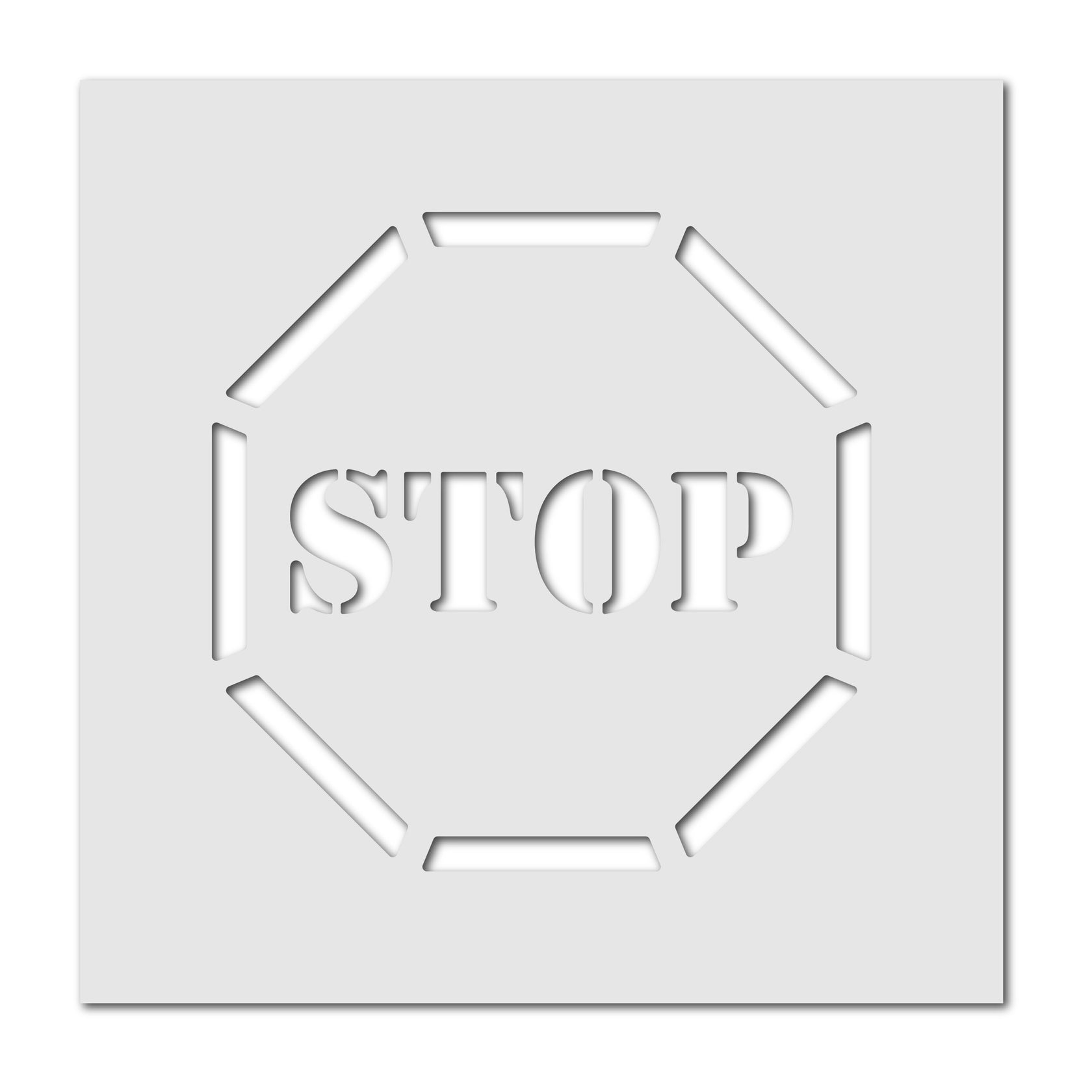 Stop Sign Stencil - Stop Symbol Template | CraftStar