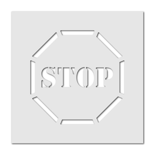 Stop Sign Stencil - Stop Symbol Template | CraftStar