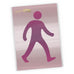 Pedestrian Sign Stencil Craft Template | CraftStar