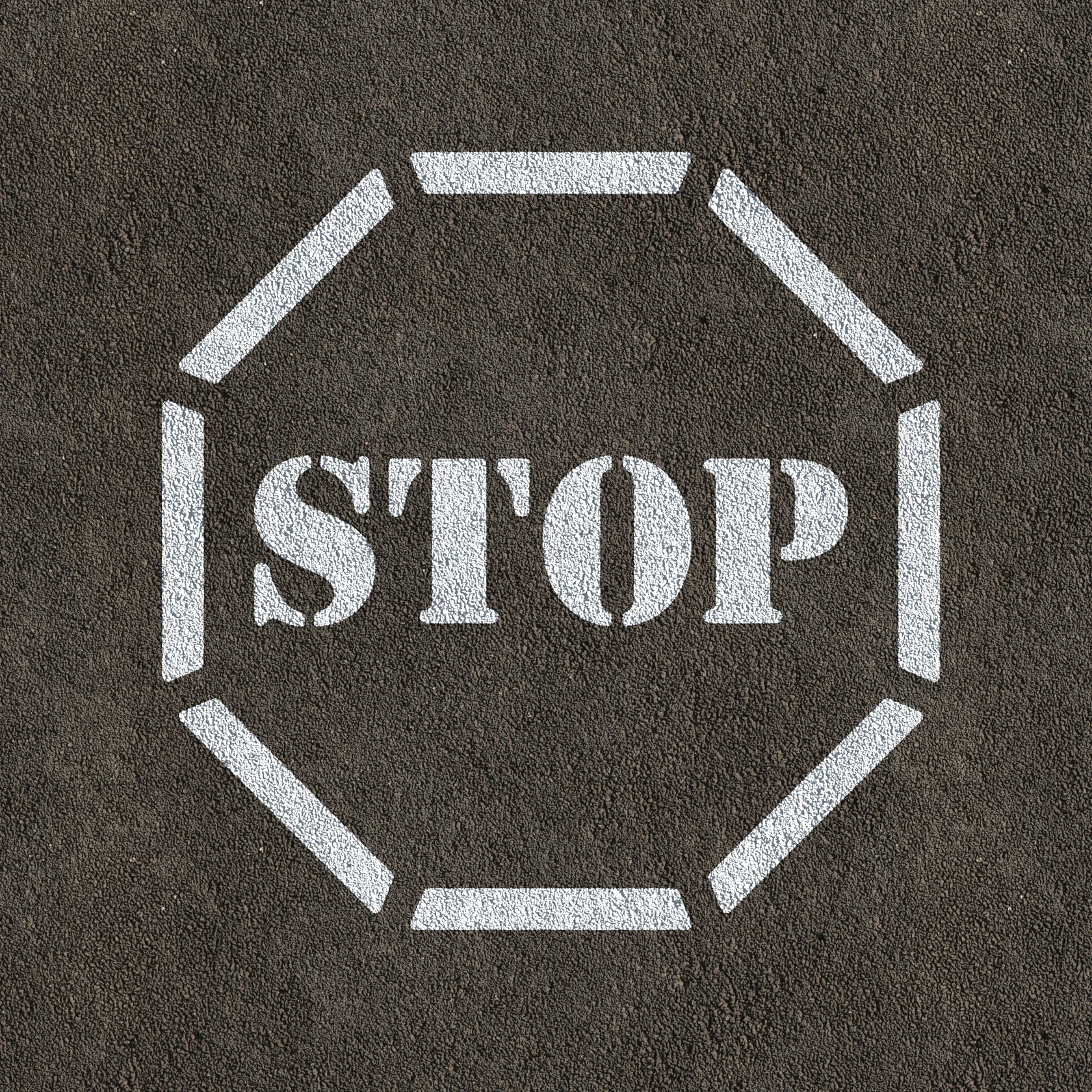 Stop Sign Stencil - Stop Symbol Template | CraftStar