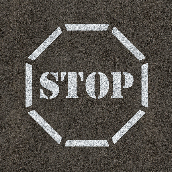 Stop Sign Stencil - Stop Symbol Template | CraftStar