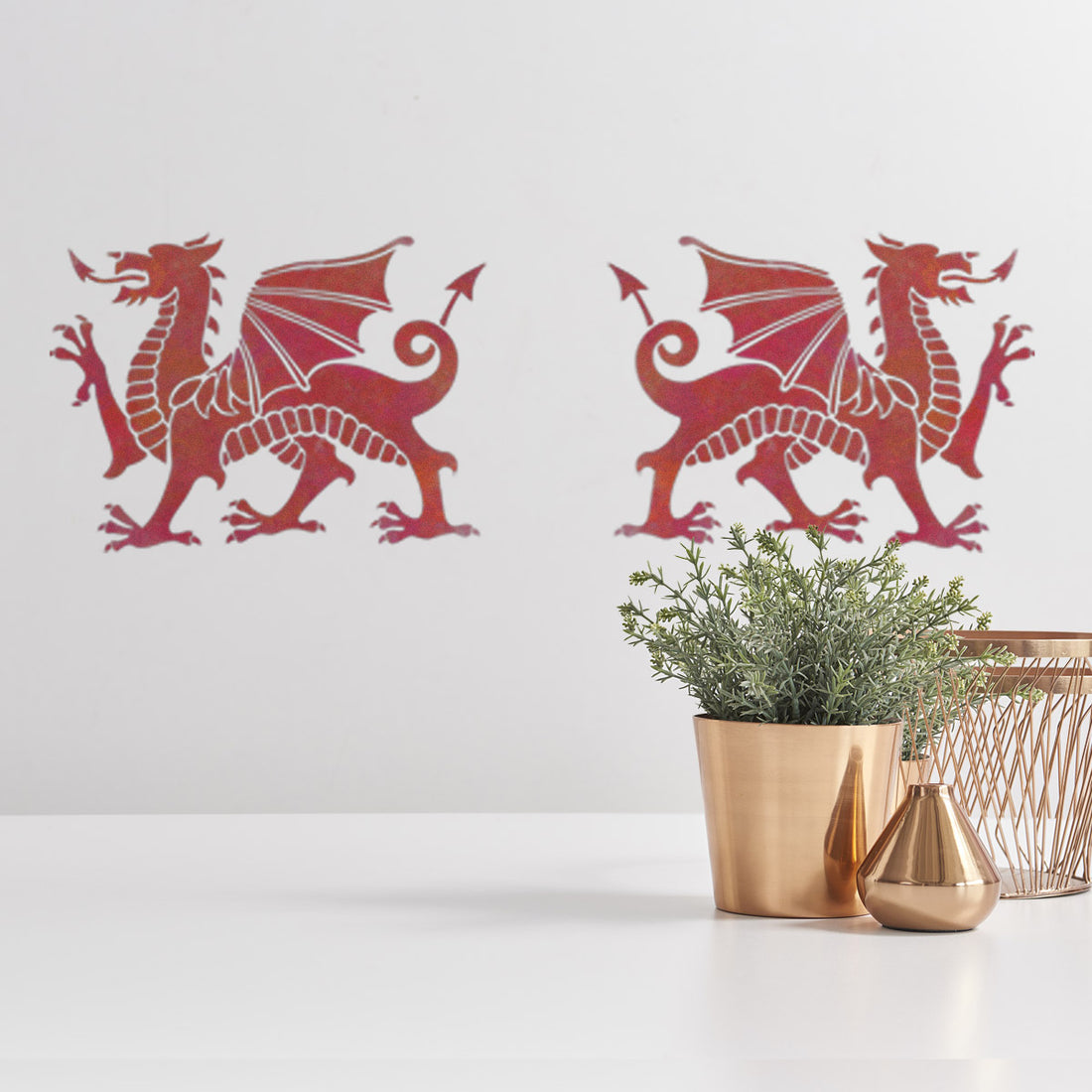 Welsh Dragon Stencil - Reusable Laser Cut Template | CraftStar