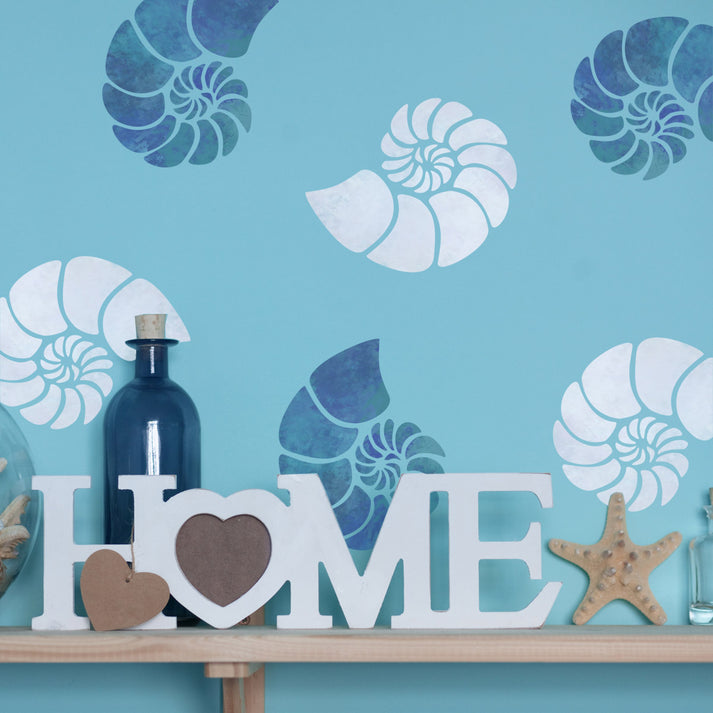 Nautilus Shell Stencil - DIY Craft Template | CraftStar