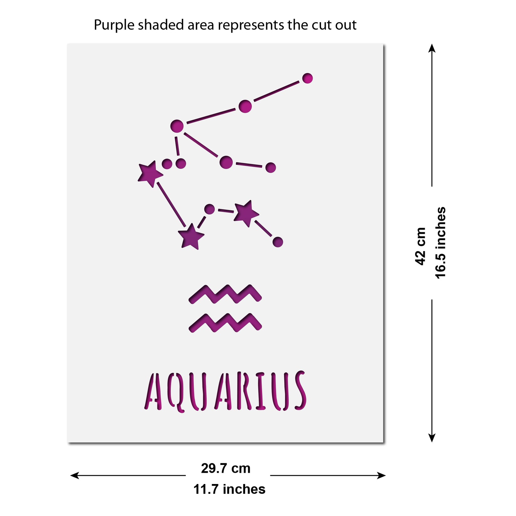 Star Sign Constellation Stencil Set | CraftStar