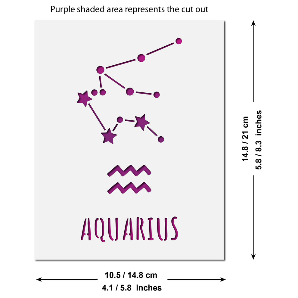 Star Sign Constellation Stencil Set | CraftStar