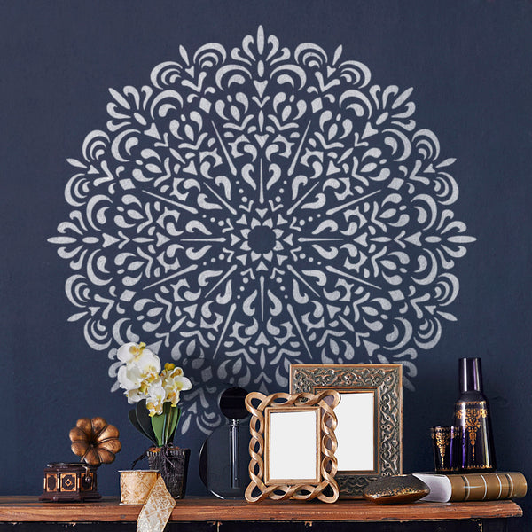 Asha Mandala Stencil - DIY Medallion Template | CraftStar