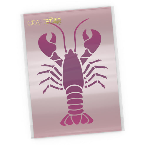 Lobster Stencil - Nautical Theme Craft Template | CraftStar