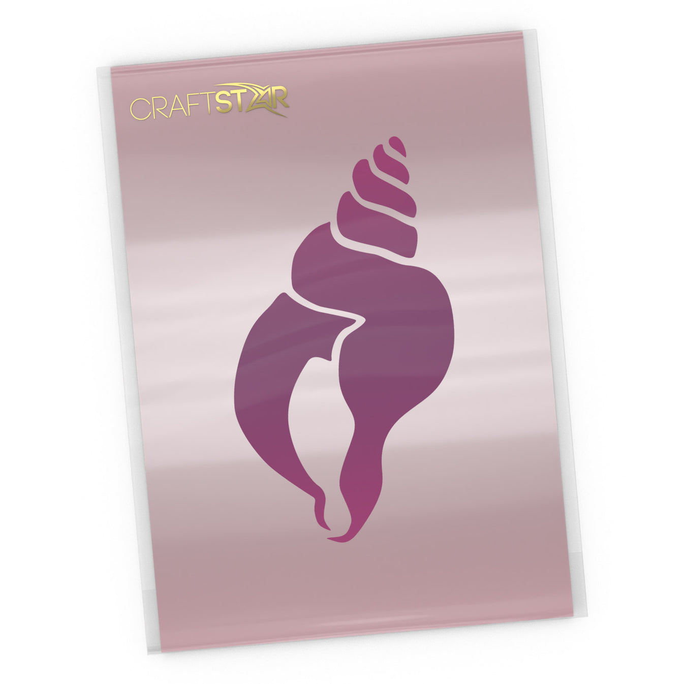 Whelk Sea Shell Stencil - DIY Craft Template | CraftStar