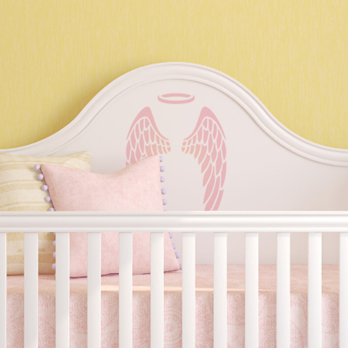 Large Angel Wings and Halo Stencil - Reusable Mylar Template | CraftStar