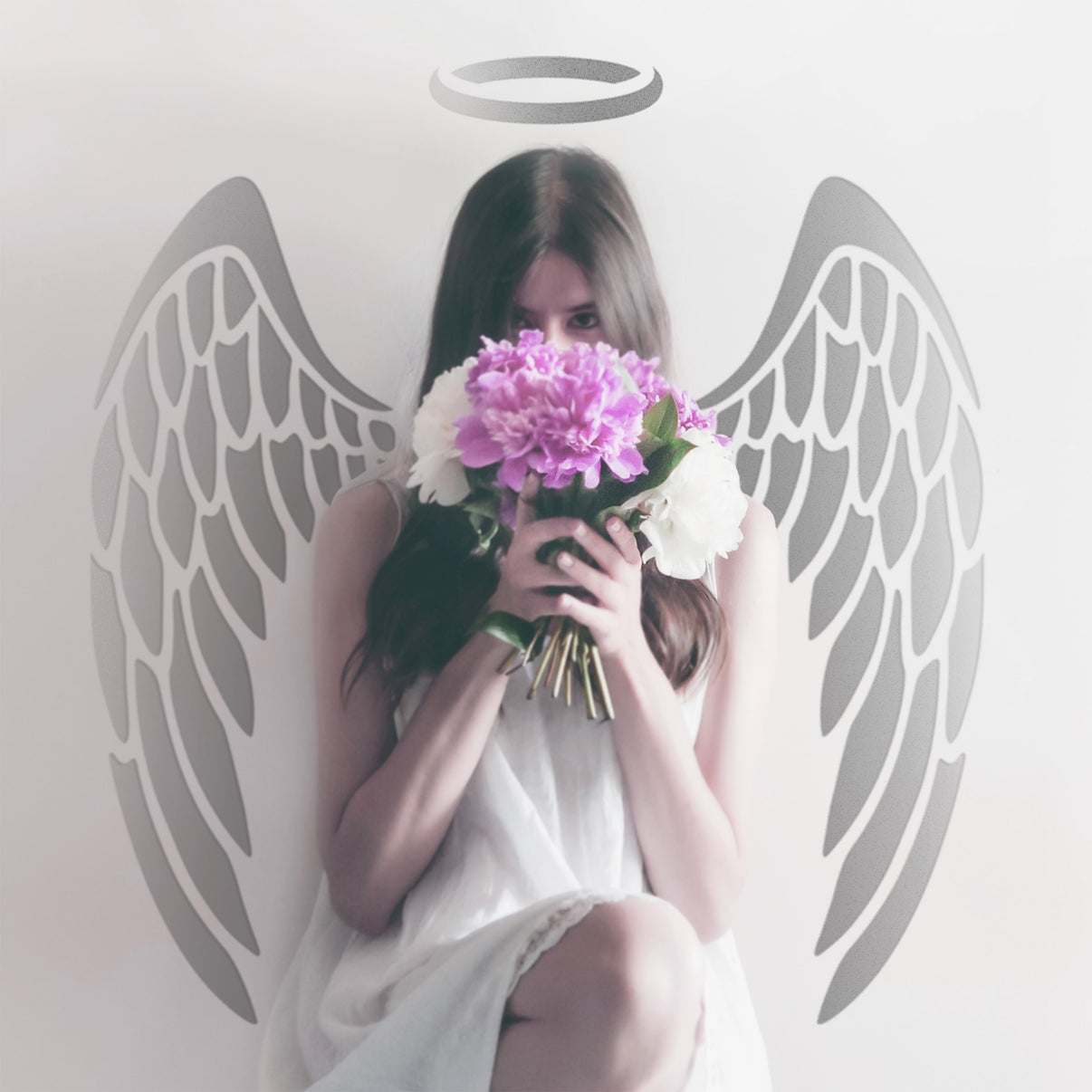 Large Angel Wings and Halo Stencil - Reusable Mylar Template | CraftStar