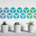 Cube Pattern Stencil - Border Template | CraftStar