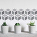 Cube Pattern Stencil - Border Template | CraftStar