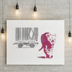 Banksy Barcode Leopard Stencil - Graffiti Art Template | CraftStar