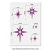 Christmas Stars Stencil Set - Festive Craft Template | CraftStar