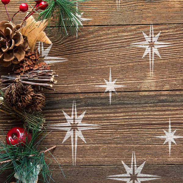 Christmas Stars Stencil Set - Festive Craft Template | CraftStar