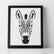 Zebra Head Stencil - Reusable Laser Cut Template | CraftStar