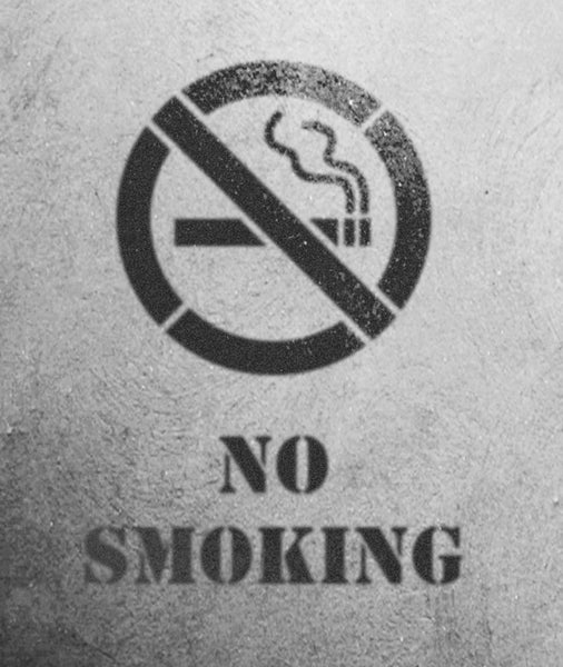 No Smoking Stenci Template | CraftStar