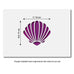 Scallop Shell Stencil - DIY Craft Template | CraftStar