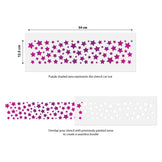 Star Pattern Stencil - Stars Border Template | CraftStar