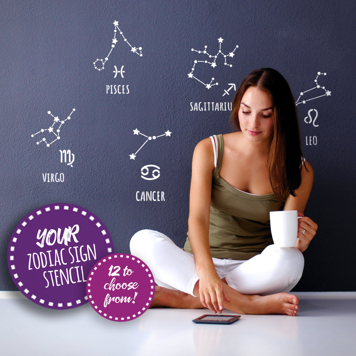 Star Sign Constellation Stencil Set | CraftStar