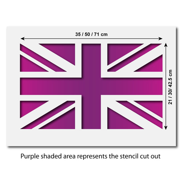 Union Jack Stencil - Home Decor / DIY Template | CraftStar
